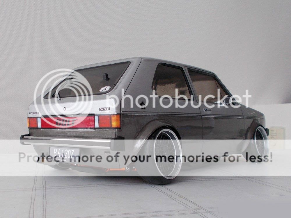 RC Karo VW Golf MK 1 GTI 1/10 scale body to fit Tamiya LRP HPI Yokomo ...