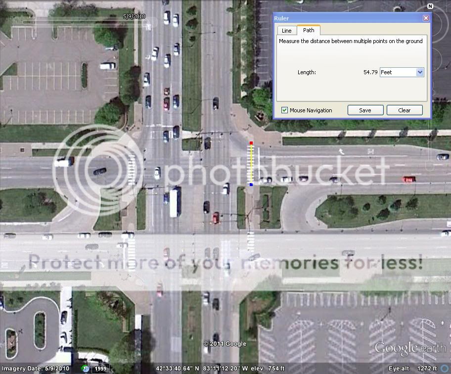 Installing traffic signals at a intersection