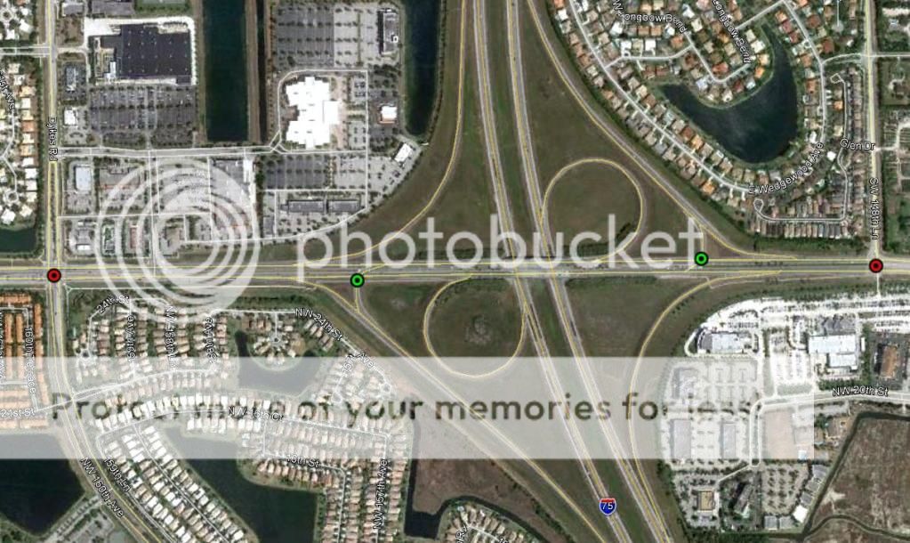 Parclo B4 interchanges