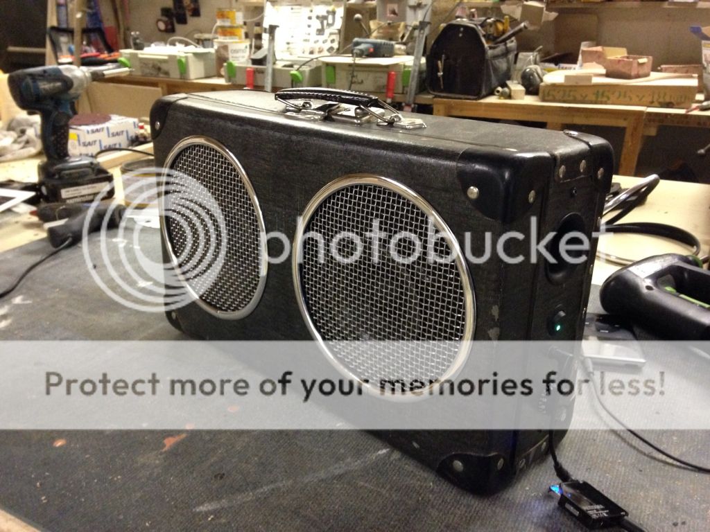 Boombox/case build finished!! - Speakerplans.com Forums - Page 1