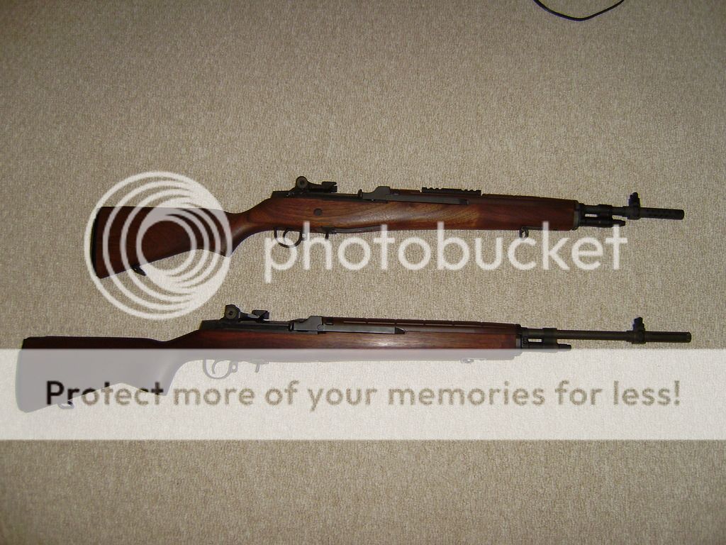 M1-A Super Match and M1-A Scout/Squad with Walnut and Carbon Steel ...