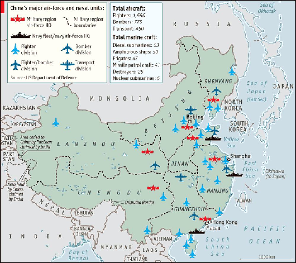 China testing missiles on targets that look like US Military ...